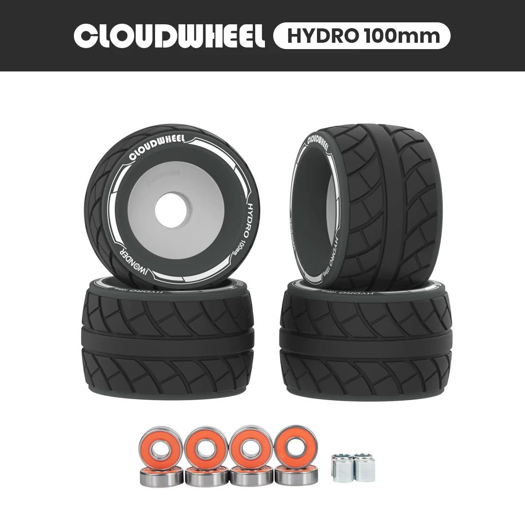 CLOUDWHEEL Hydro 100mm Urban All Terrain Off Road Electric Skateboard ...